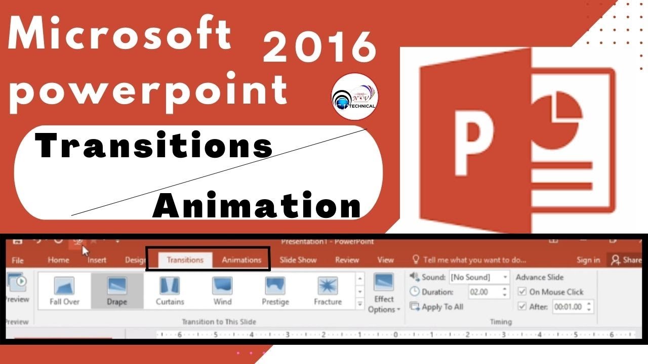 New features in Microsoft Powerpoint 2016// Transitions & Animations ...