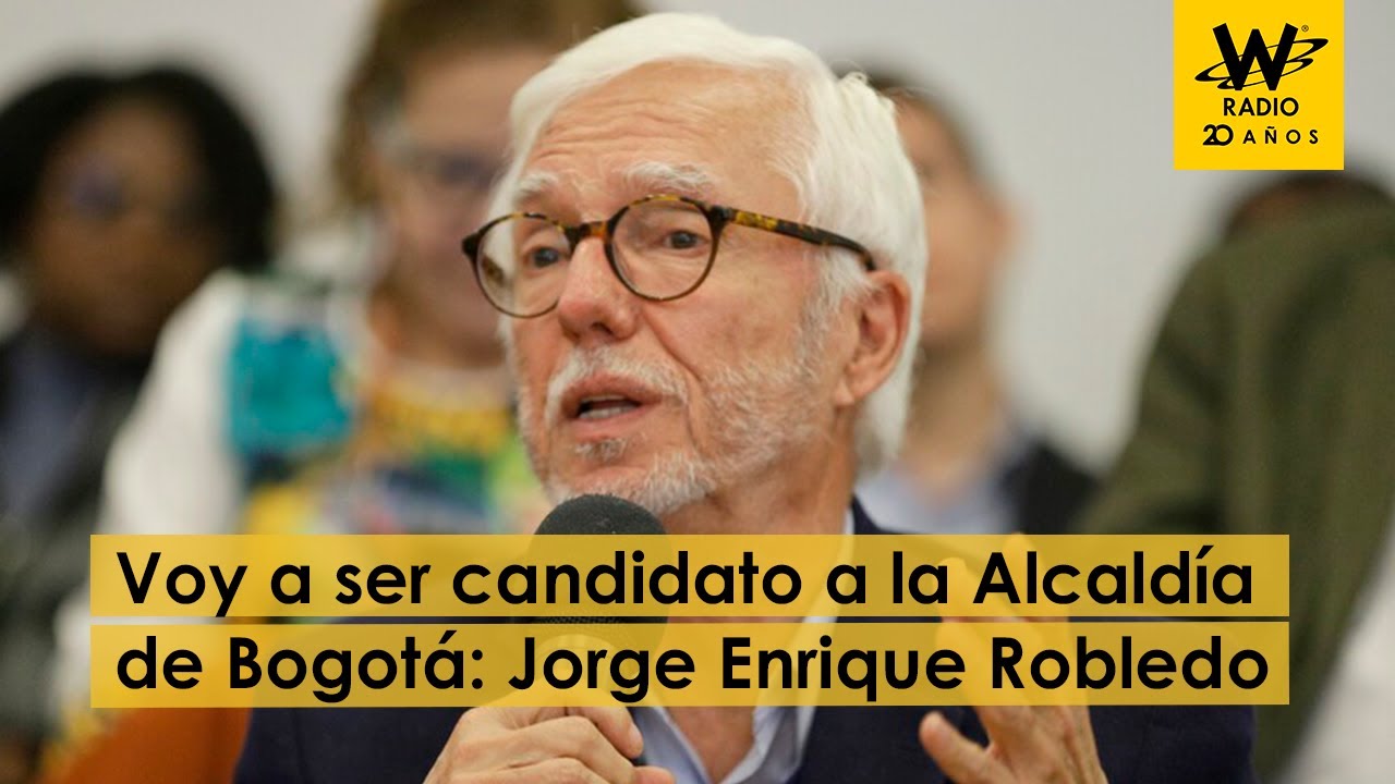 Jorge Enrique Robledo se lanzará a la Alcaldía de Bogotá - YouTube