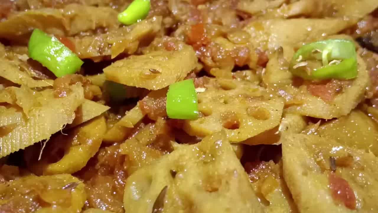 How to make Sindhi Sabzi Bhae (lotus root) - YouTube
