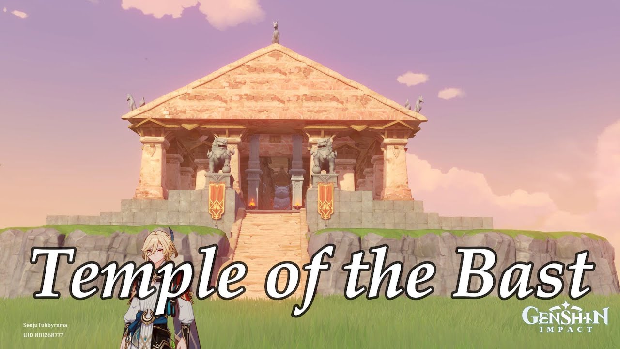 Temple of the Bast - Serenitea Pot Design｜Genshin Impact｜Tutorial｜Ấm ...