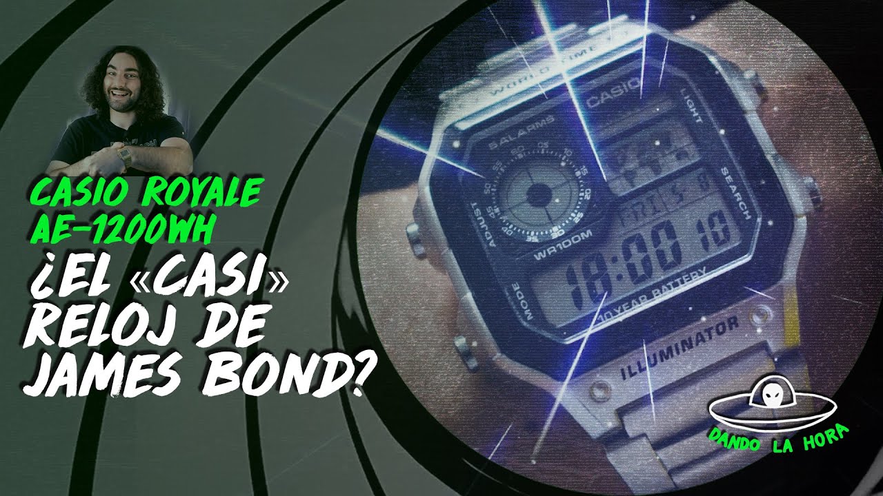 Casio Royale AE-1200WH ¿El «casi» reloj de James Bond? - YouTube
