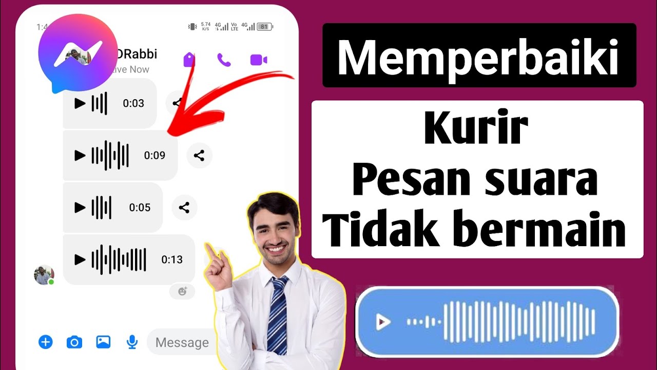 Cara Memperbaiki Pesan Suara Messenger Tidak Dapat Diputar 2024 | Pesan ...