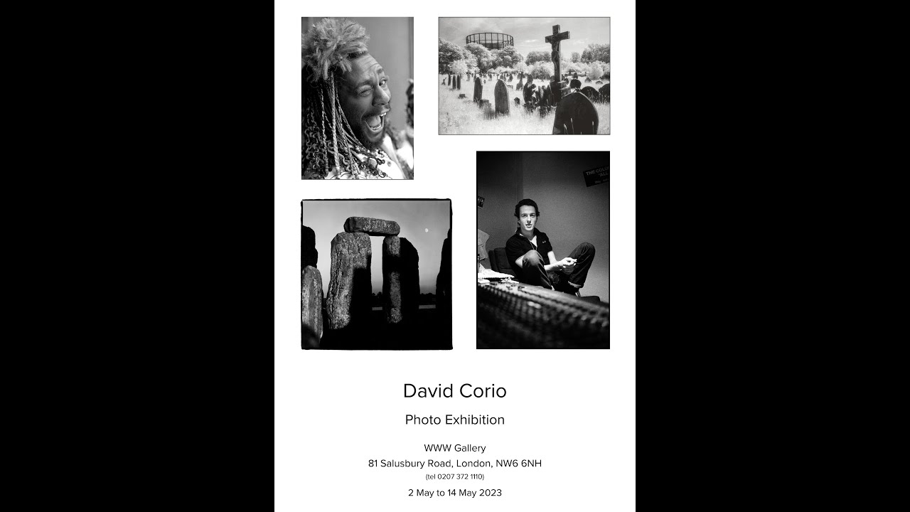 David Corio exhibition at WWW Gallery - YouTube