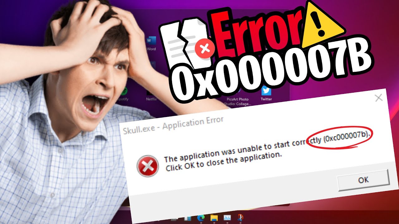 Error 0x000007B en WINDOWS 11 / SOLUCIÓN - YouTube
