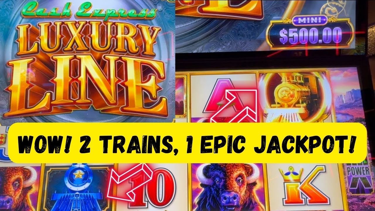 Big Bets for Massive Jackpot Win on Buffalo Cash Express Luxury Line ...