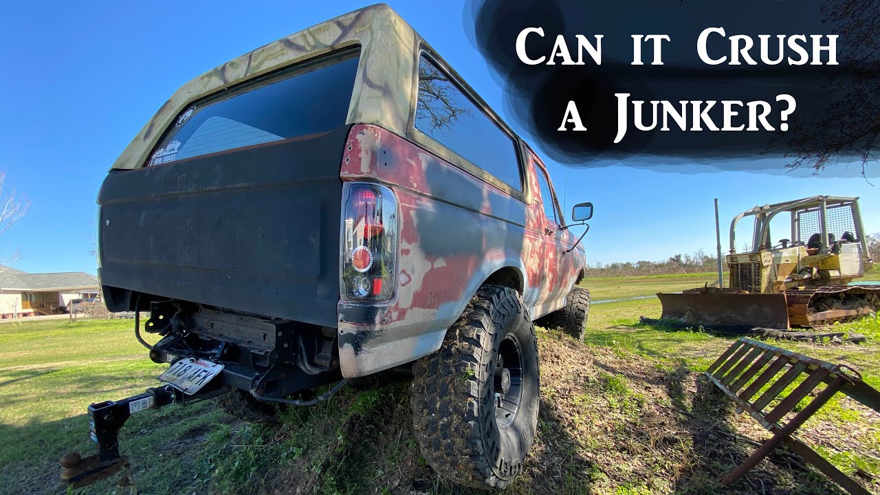 7.3 PowerStroke Bronco - 4WD Test..Watch til the END! - YouTube