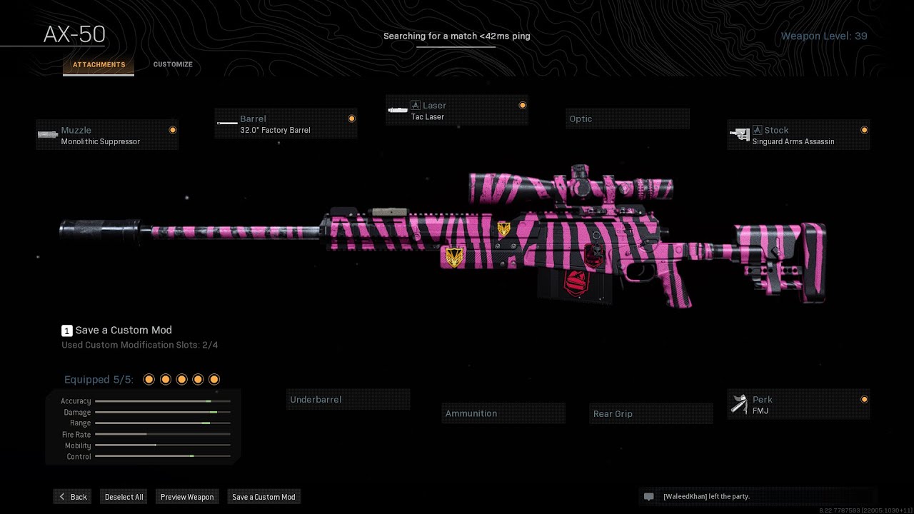 This AX_50 Setup is INSANE !! | Best Sniper | Warzone - YouTube