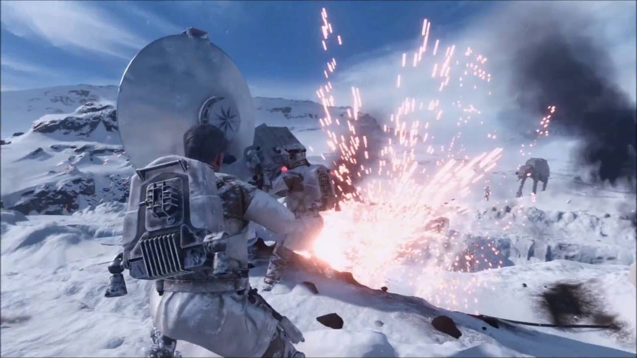 Star Wars Battlefront cinematic movie: Assault on Hoth System - YouTube