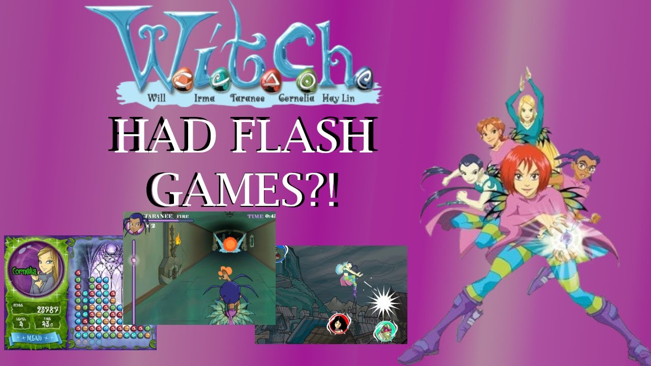 W.I.T.C.H. Had FLASH GAMES?! | Whatever Wednesdays! - YouTube