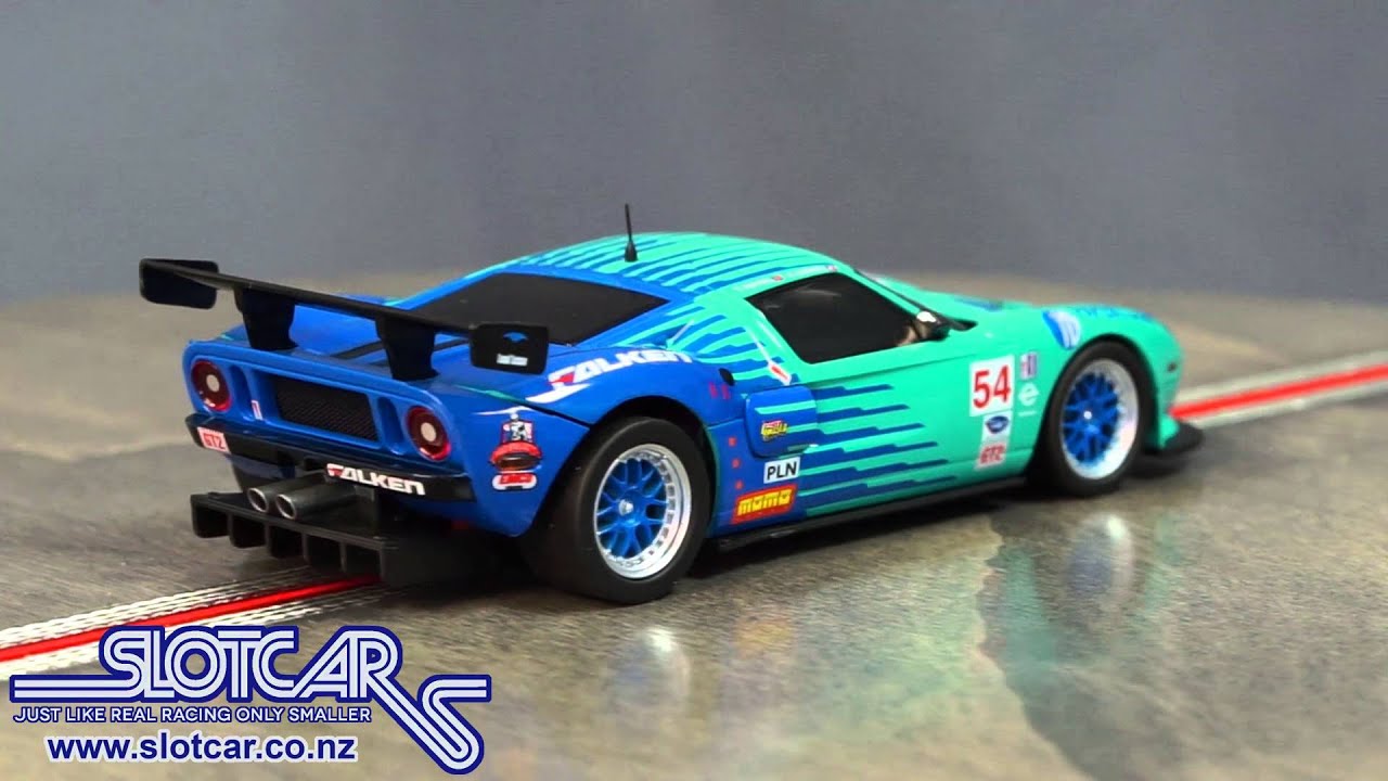 Ninco Slot Car Ford GT Team falken 54 Slotcar 50627 - YouTube