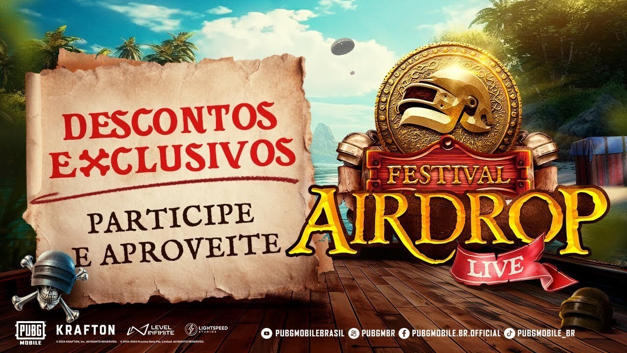 SUPERPROMOÇÃO FESTIVAL AIRDROP - PUBG Mobile - YouTube