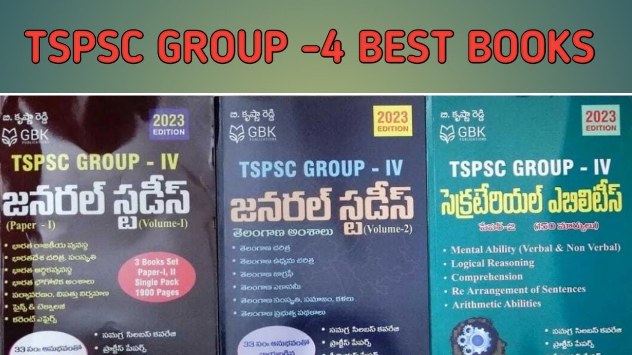 GROUP-4 BEST BOOKS GBK PUBLICATION BOOKS - YouTube