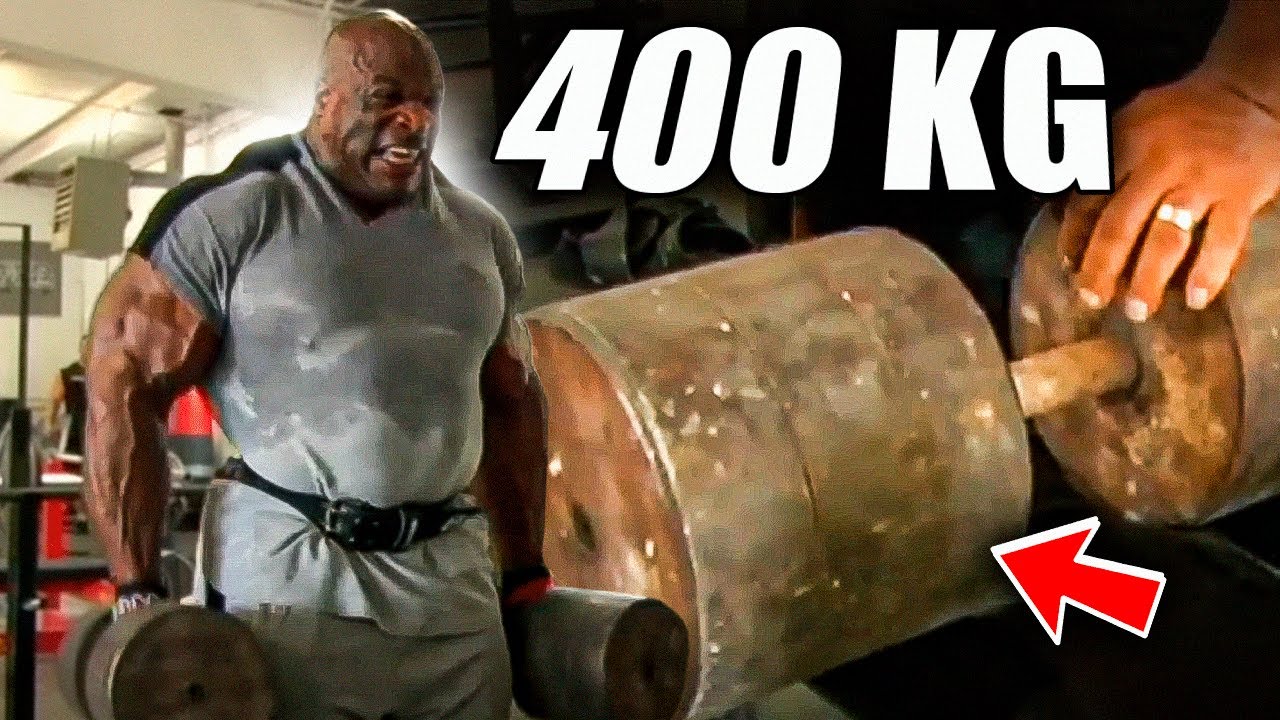 RONNIE COLEMAN LEVANTA LAS PESAS MÁS GRANDES DEL GIMNASIO - YouTube
