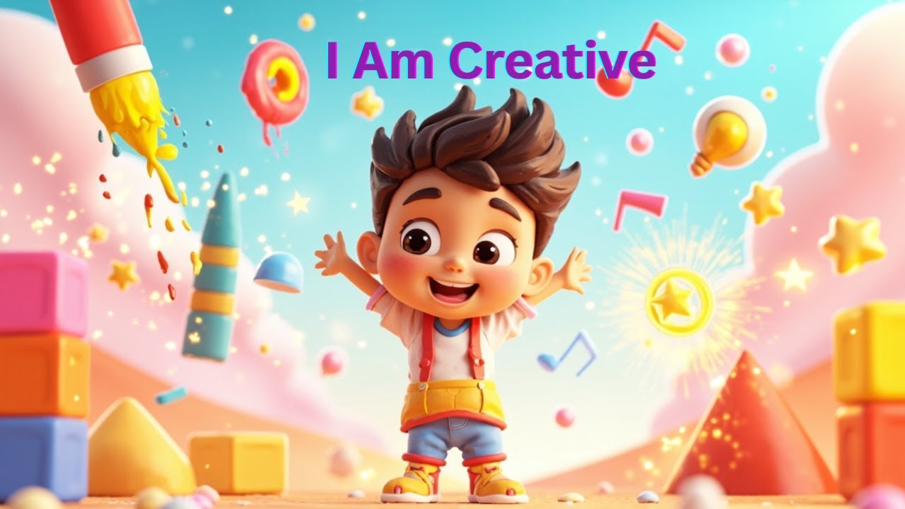 I Am Creative! 🎨 | Fun Kids Song for Learning, Imagination & Creativity ...
