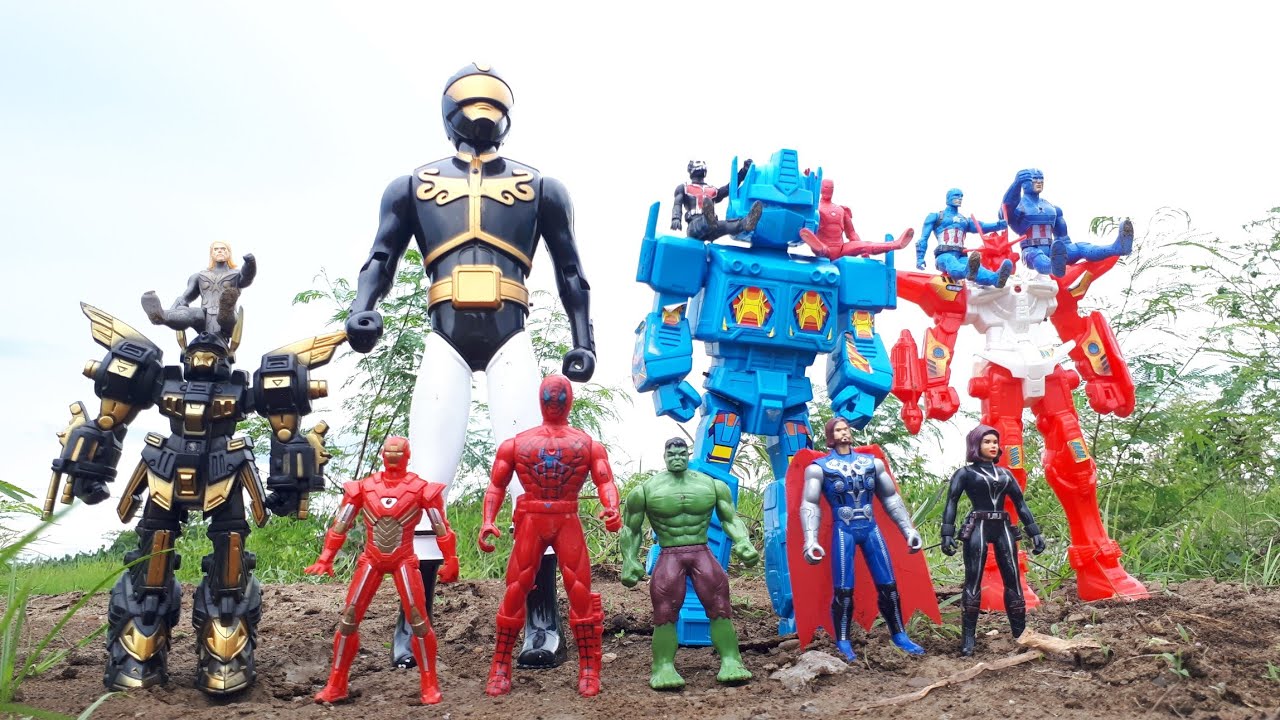 MENEMUKAN MAIANAN,IRON MAN,POWER RANGER,HULK,SPIDERMAN,ANT MAN,CAPTAIN ...