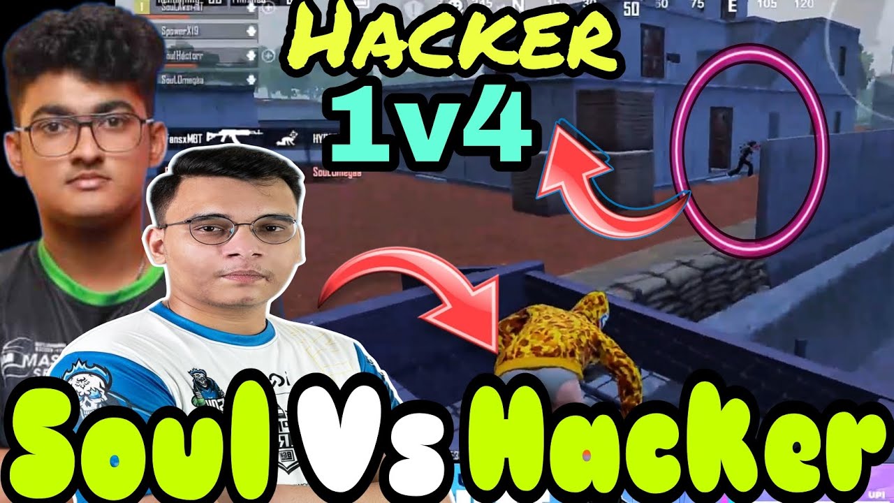 Soul Vs Hacker😲Gonlin Full Shocked By Hacker🔥Hacker 1v4 Soul😎 - YouTube