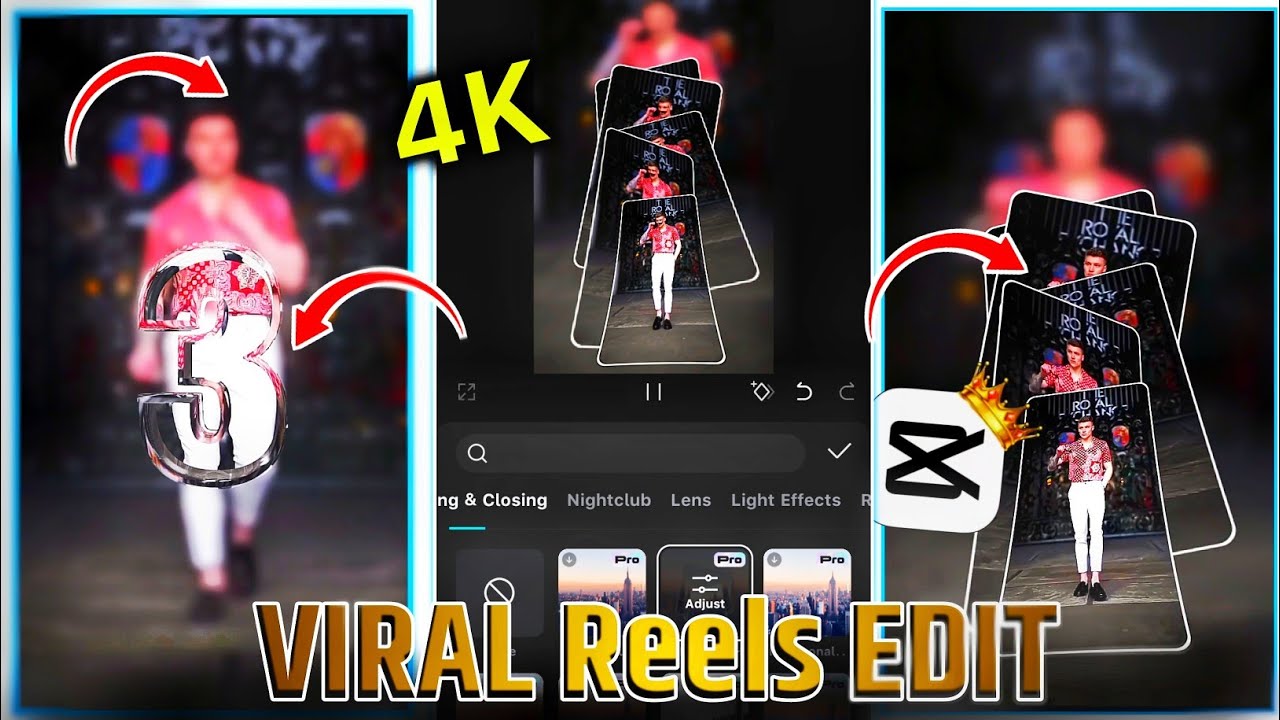 Instagram Trending Walking Reels Editing | Capcut Template Reels ...