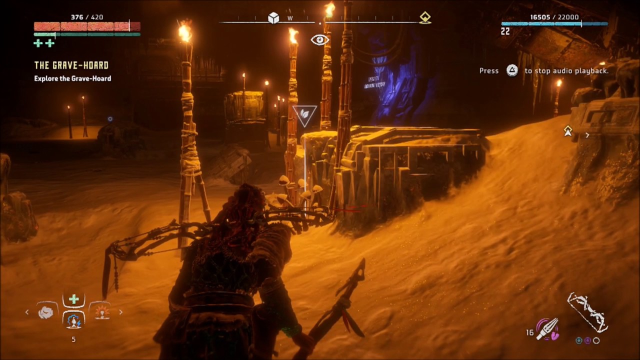 Horizon Zero Dawn Defeat Enemies Entrance of Grave Hoard - YouTube
