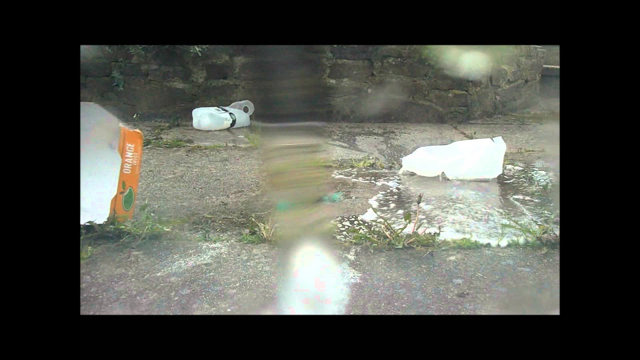 milk bottle exploding take 2 - YouTube