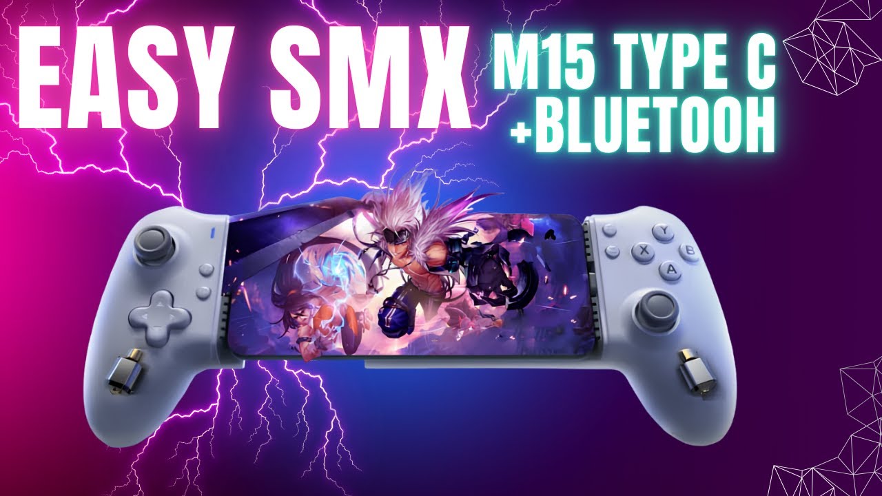 Unboxing + Review Gamepad Telescopic Easy SMX M15 Type C Bluetooth ...