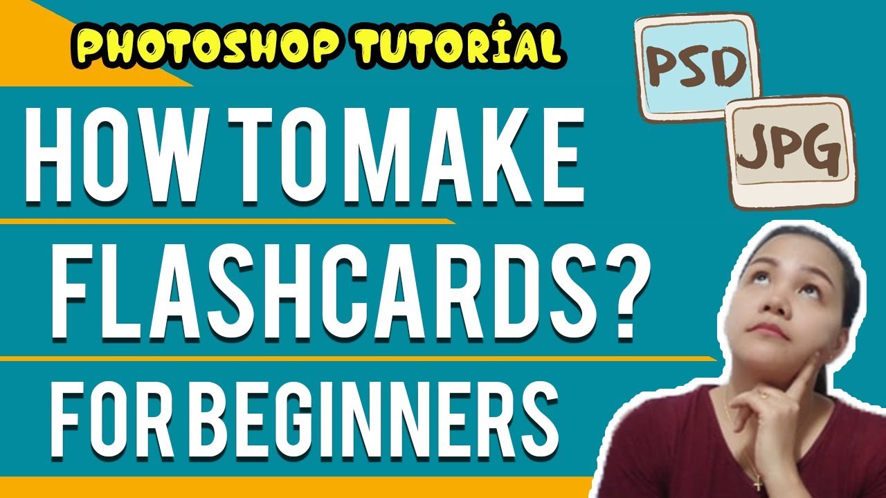 PHOTOSHOP TUTORIAL 4: HOW TO MAKE FLASHCARDS FOR BEGINNERS I NELLY'S ...