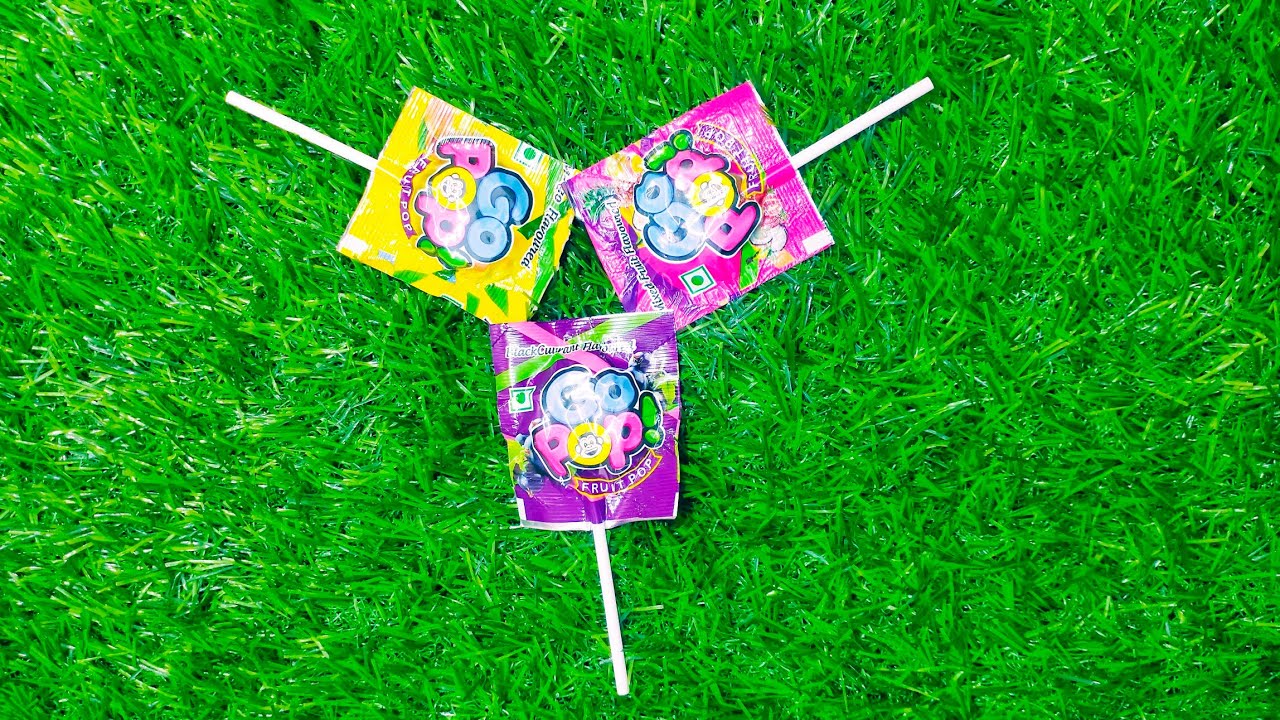 New! go pop lollipop unboxing | red, yellow & chocolate lollipop ...