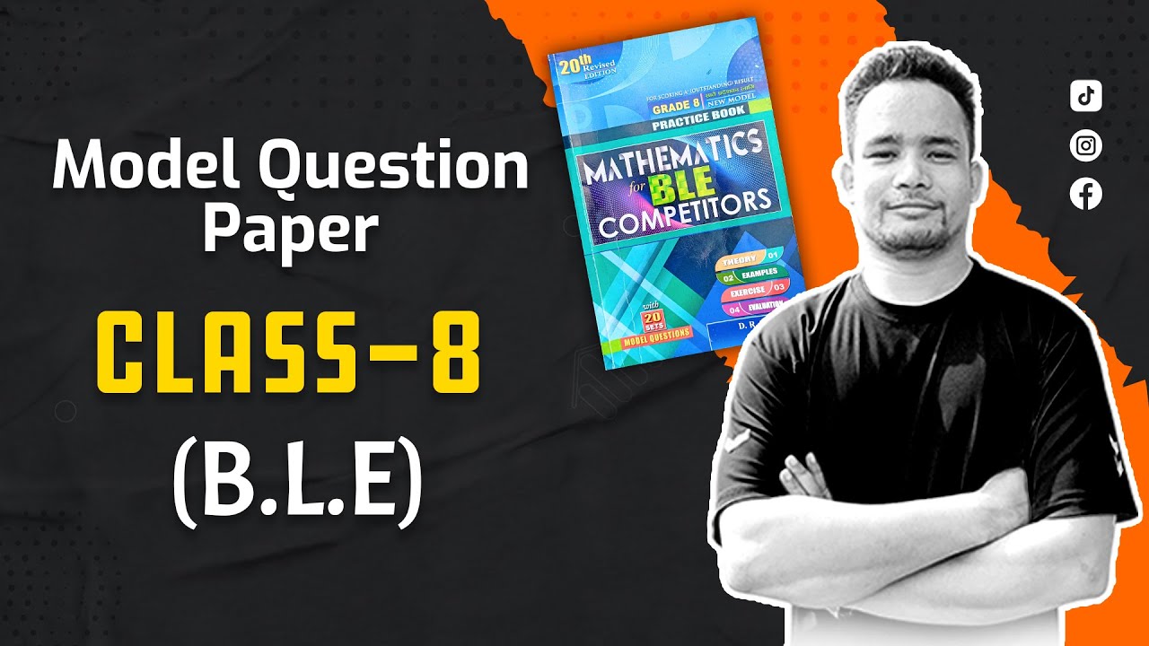 LIVE Model Paper Solutions for BLE Class 8- Last-Minute Exam Prep! - YouTube