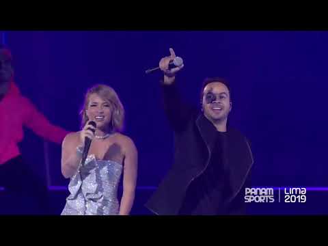 Luis Fonsi Feat Leslie Shaw - Echame la culpa - Date la vuelta - Perú Live
