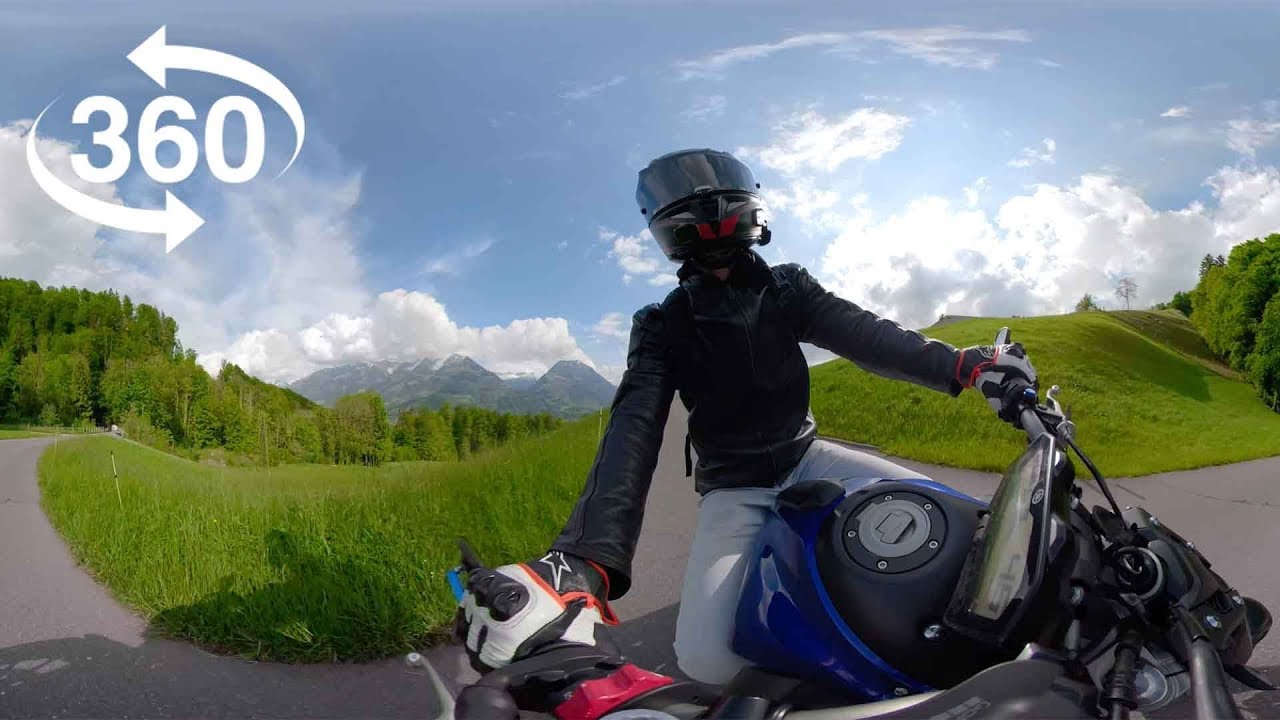 360 VR Video Motorcycling Switzerland in 5k - YouTube