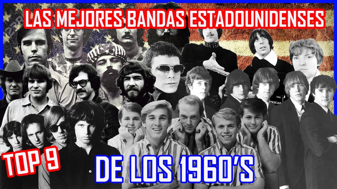 Las MEJORES BANDAS DE ROCK de ESTADOS UNIDOS de los años 60's. TOP 9 ...