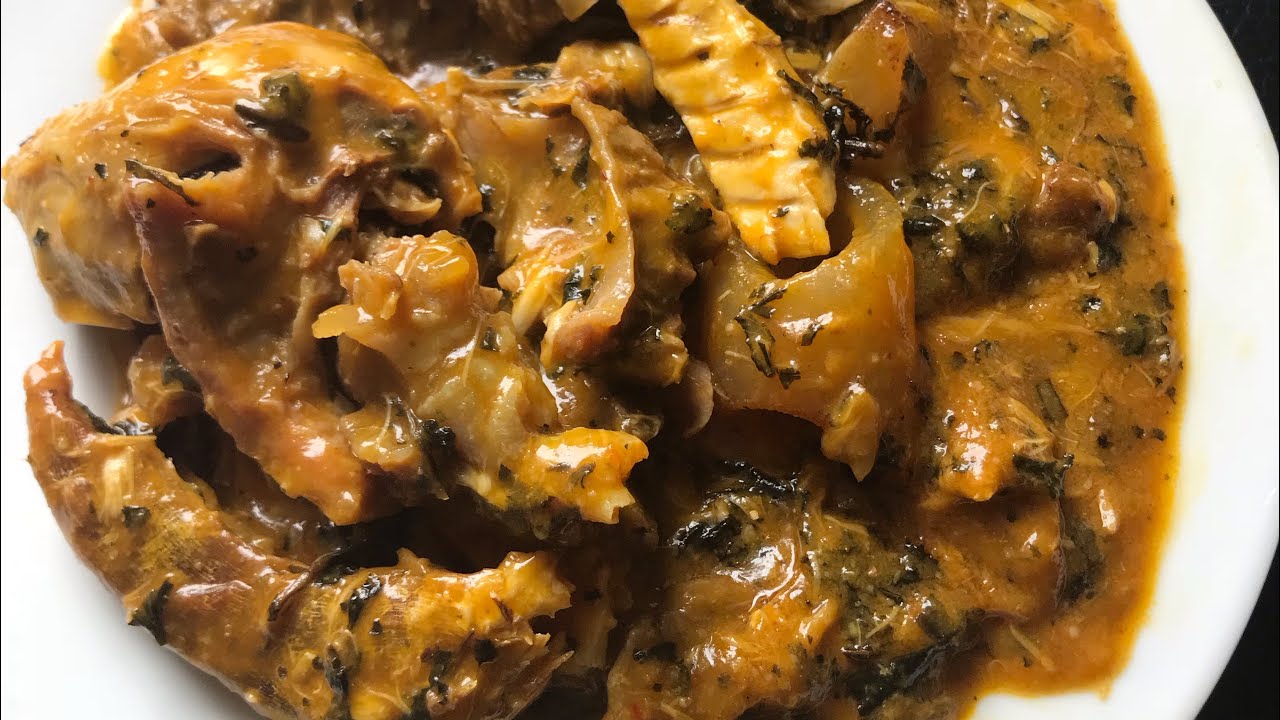 How to make Bitterleaf soup/ ofe onugbu / All Nigerian Recipes - YouTube