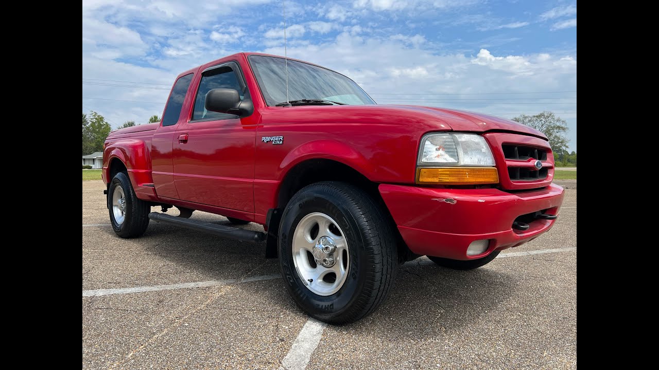 1999 Ford Ranger XLT 4WD Step Side Pickup Truck (171,040 Miles) - YouTube