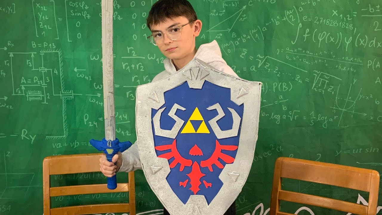 How to build the Highland shield from Legend Of Zelda - YouTube