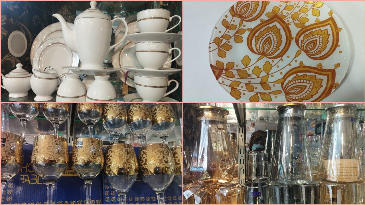 Glassware Dinner Set/ Royal Fancy Crockery/ Branded Crockery Wholesale ...
