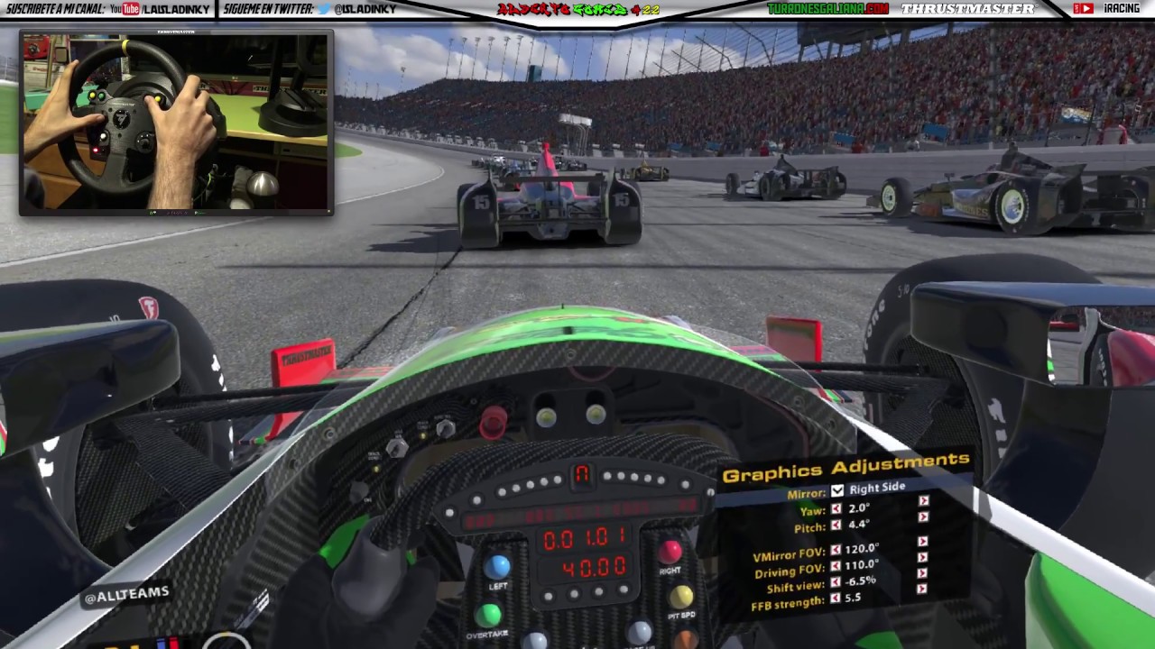iRacing VR - Oculus CV1 - W5S3 - 2017 - Indycar Series @ Chicagoland ...