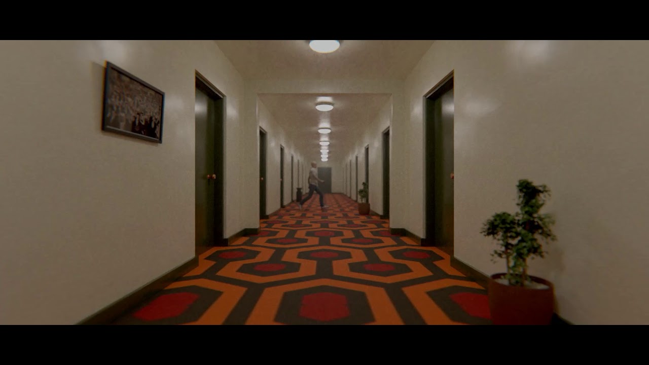 Blender 3d - The Shining inspired hallway - YouTube