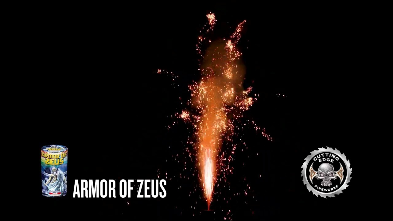 Armor of Zeus Fountain - Cutting Edge Fireworks - YouTube