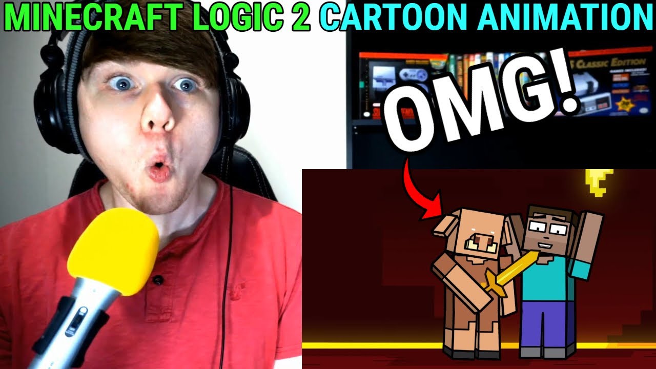 Minecraft Logic 2 | Cartoon Animation @GameToonsOfficial REACTION ...