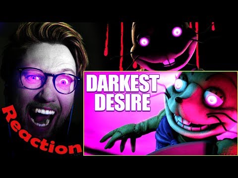 FNAF GLITCHTRAP SONG (Darkest Desire) by Dawko & DHeusta REACTION!