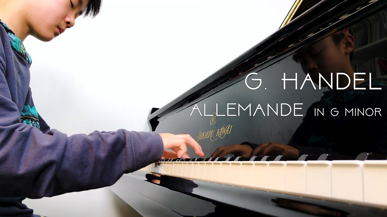 Handel - Allemande in G minor - YouTube