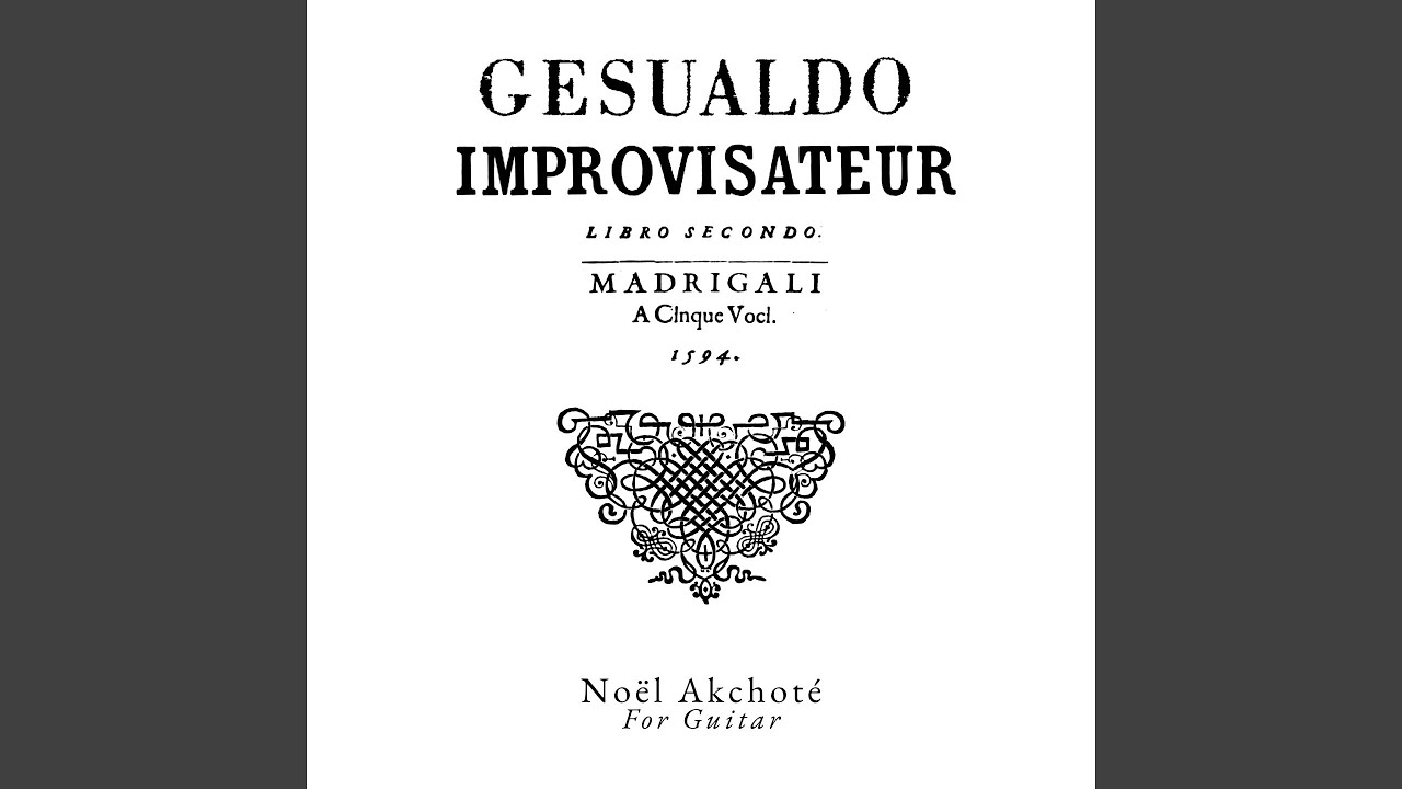 Il Secondo Libro De Madrigali à Cinque Voci: No. 3b, Che Sentir Deve Il ...