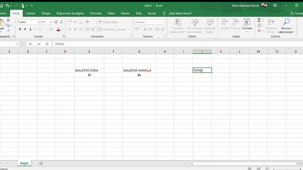 SUMAR EN EXCEL- curso básico - YouTube