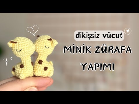 Amigurumi Zürafa Yapımı - Anahtarlık