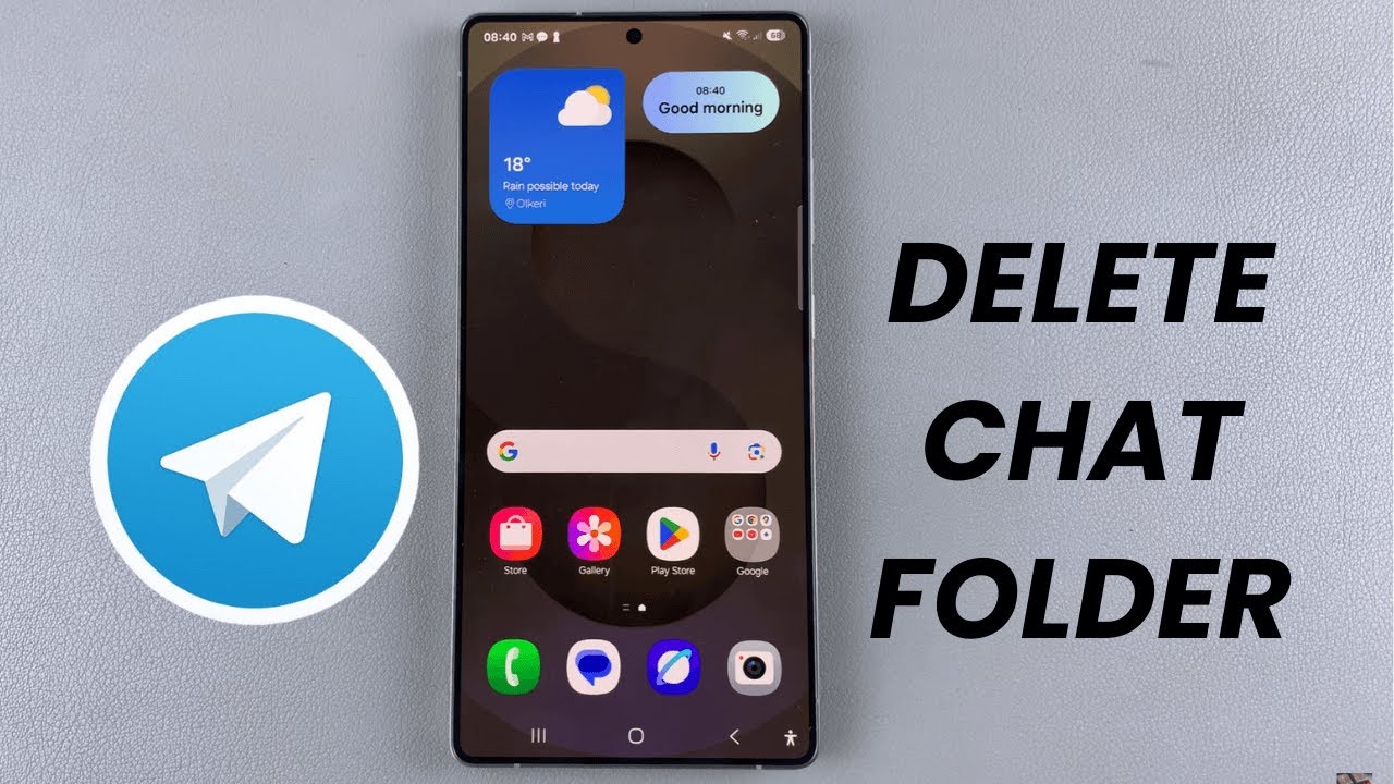 How To Delete Chat Folder In Telegram - YouTube