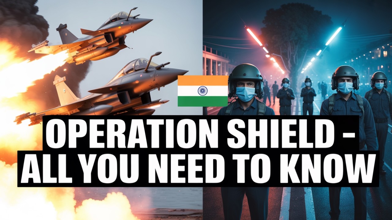 Operation Shield: India's Civil Defence Initiative Explained - YouTube