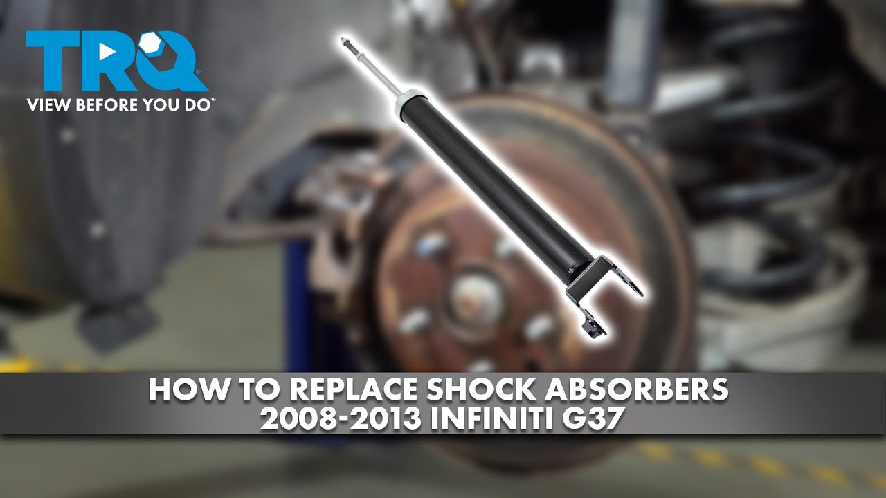How to Replace Shock Absorbers 2008-2013 INFINITI G37 - YouTube
