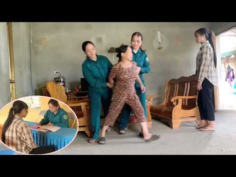 Finally, the wicked mother-in-law was arrested by the police.