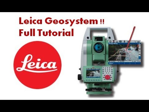 Leica Geosystem TS11 How To Make Job Full Tutorial Surveying Tools And ...