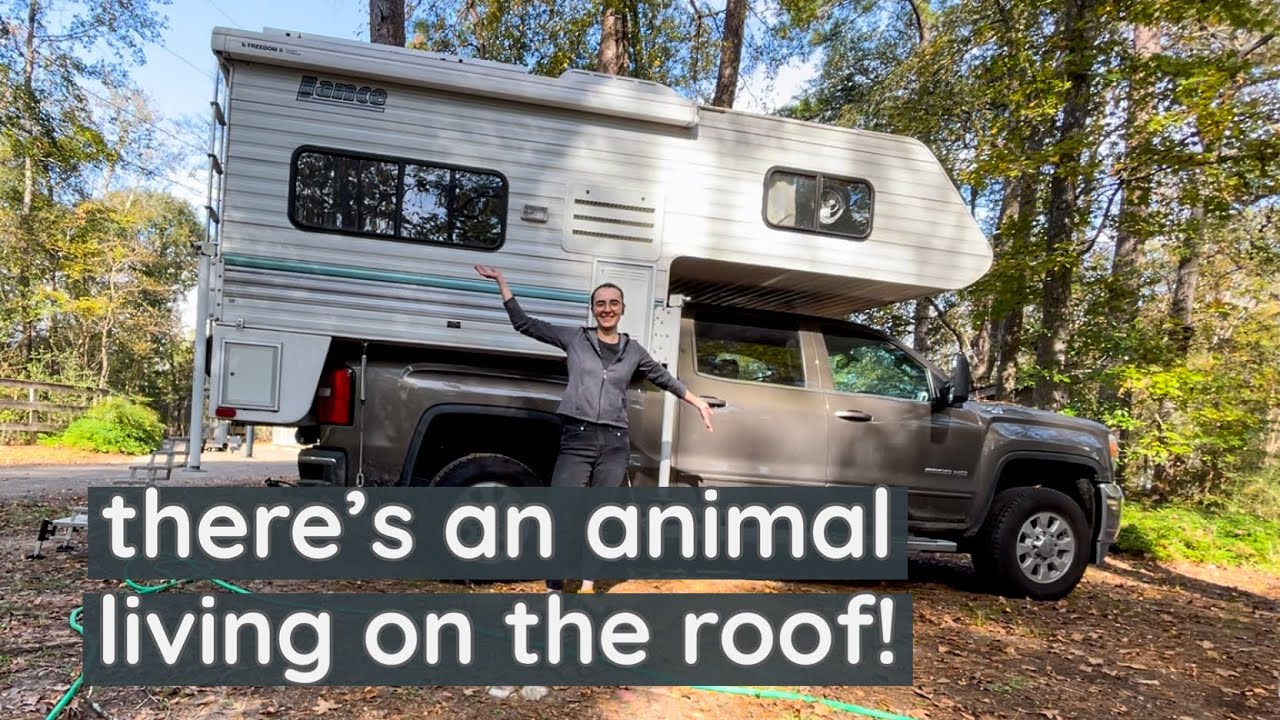 washing the camper and unloading it from the truck (bittersweet ...