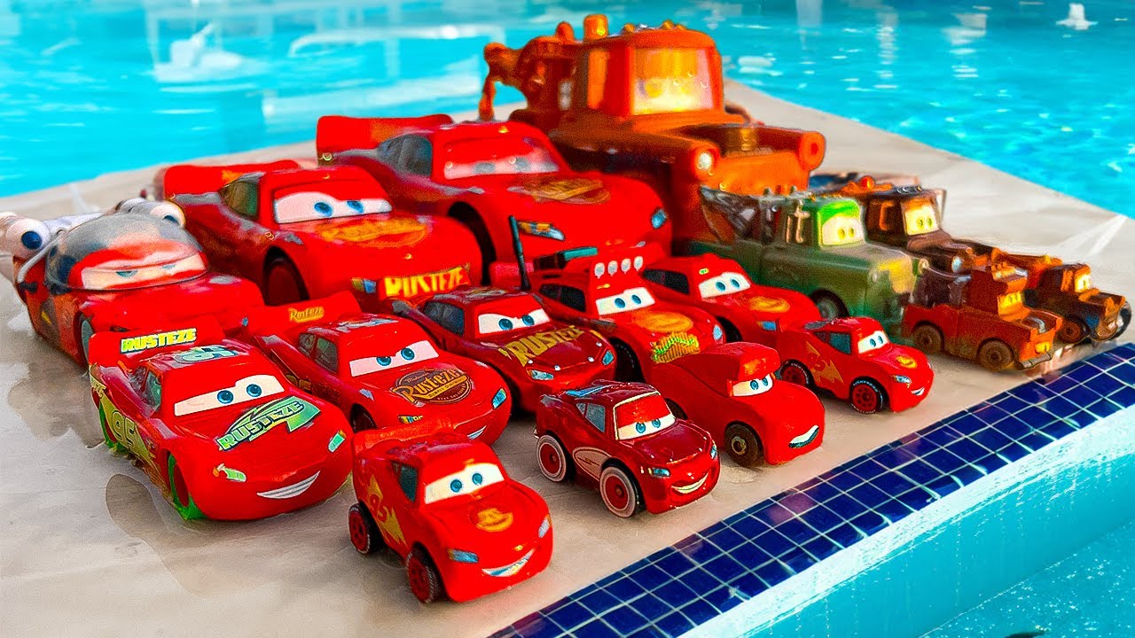 More than 50 Toy Cars Mini Car & Big Mac Trailer | Car Videos For Kids ...